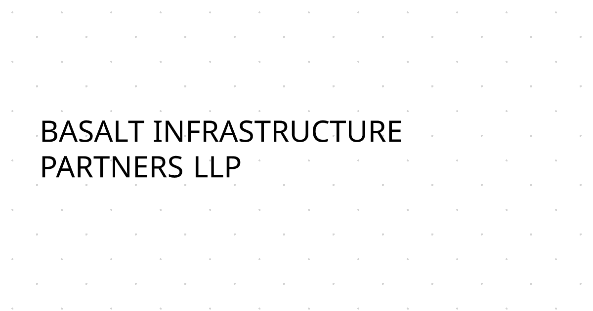 BASALT INFRASTRUCTURE PARTNERS LLP